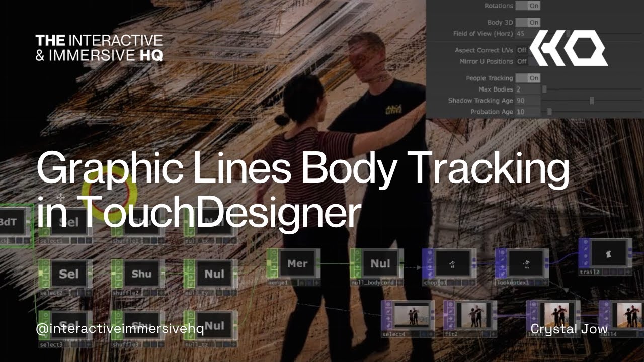 Graphic Lines Body Tracking In Touchdesigner Touchdesigner Tutorial