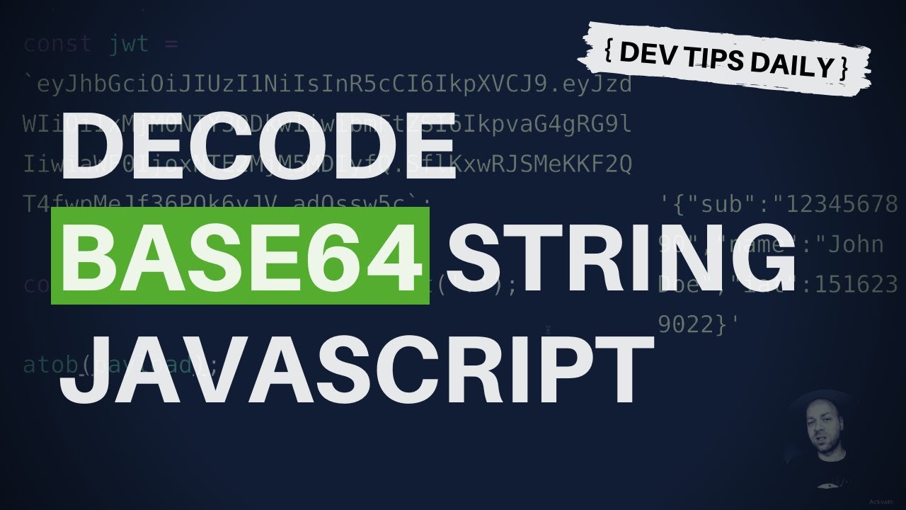 Javascript String Decode At David Prather Blog