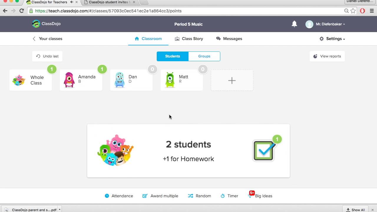 Teacher Resource Classdojo Tutorial Youtube