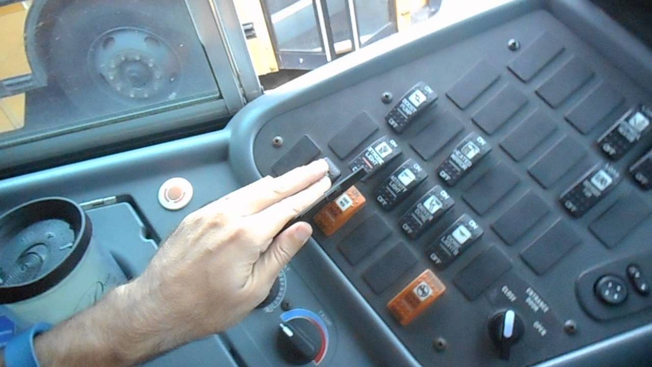 88 Vehicle Overview Switchboard Class B Cdl School Bus Youtube