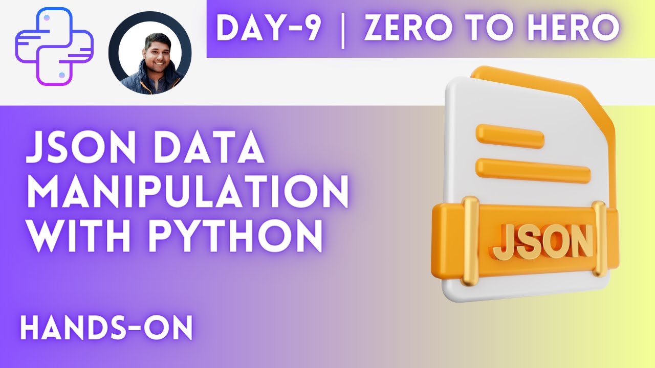 Day 9 Json Manipulation With Python Python For Devops Youtube