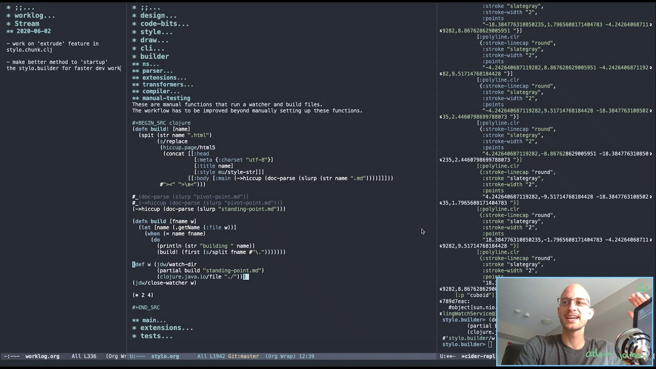 Clojure Dev Vod 02 Youtube