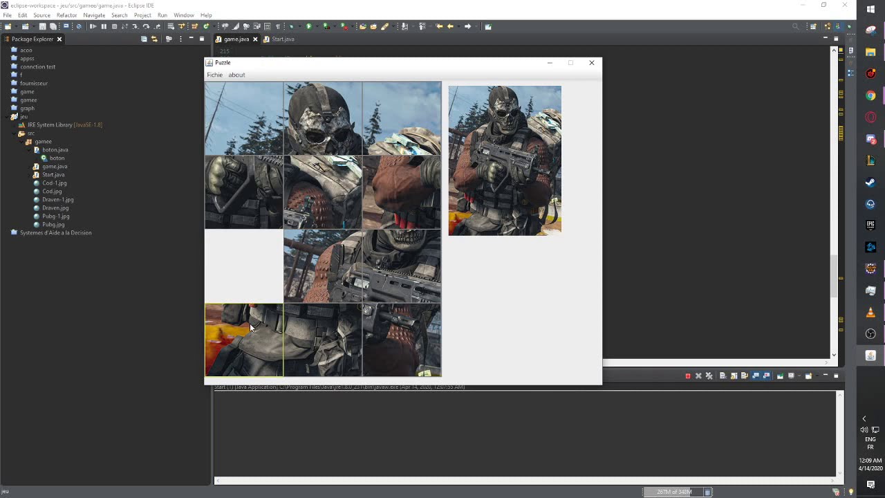 Tutorial Java Puzzle Game Code Eclipse Ide Youtube