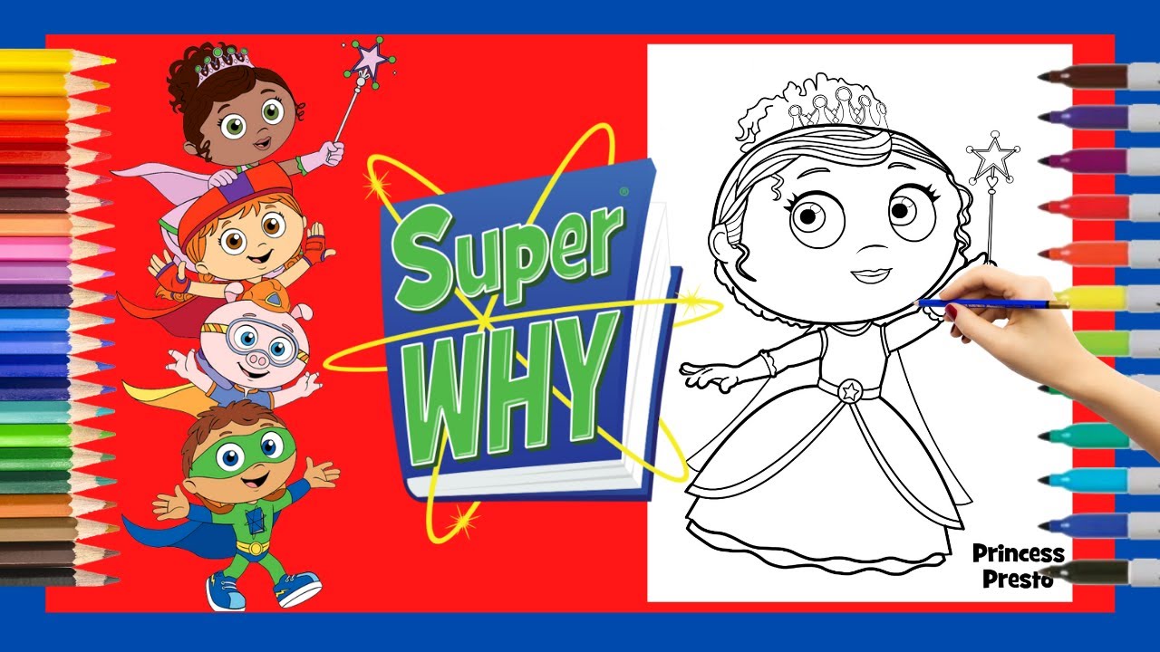 Pbs Super Why Coloring Pages 2025