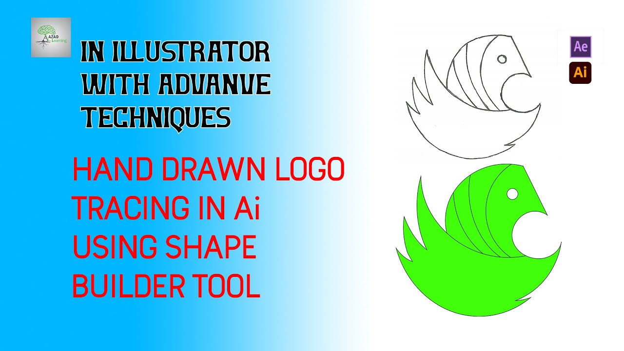Adobe Illustrator Handmade Logo Tracing Tutorial Advance Beginner