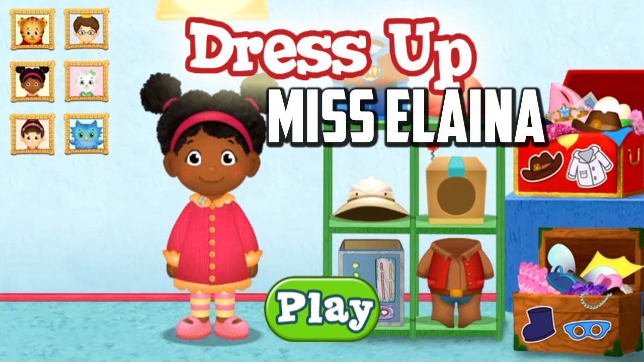 Daniel Tiger S Neighborhood Games Dress Up Miss Elaina Youtube