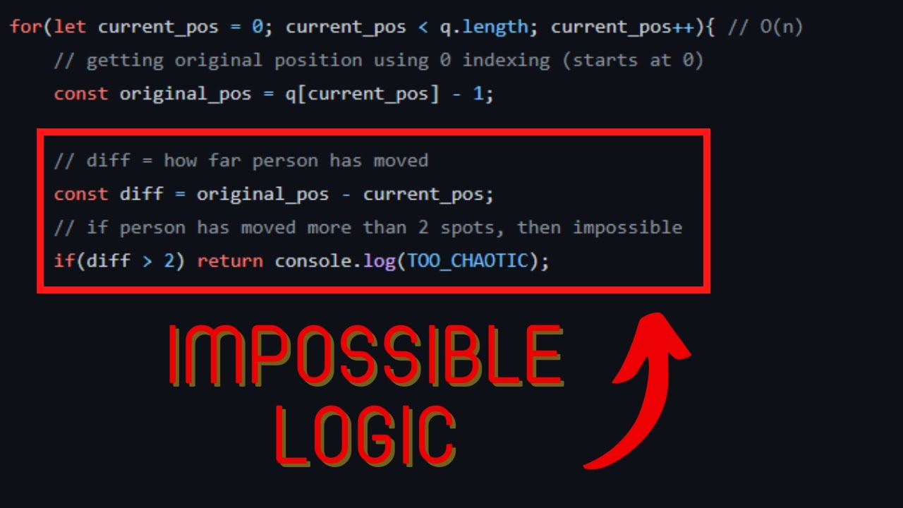 New Year Chaos Hackerrank Javascript Youtube