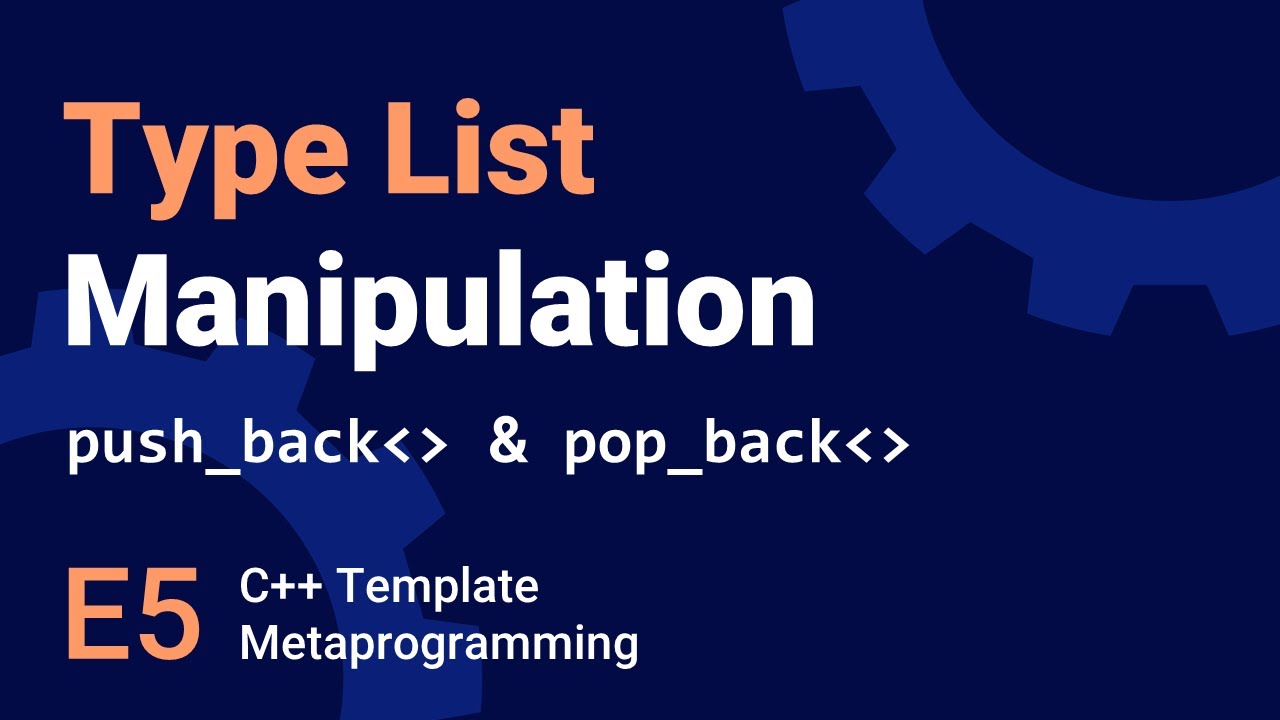 Improving Our Metaprogramming Library Template Metaprogrammning In