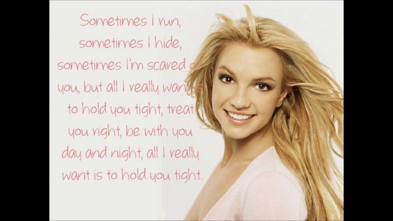Britney Spears Sometimes Lyrics Hd Youtube