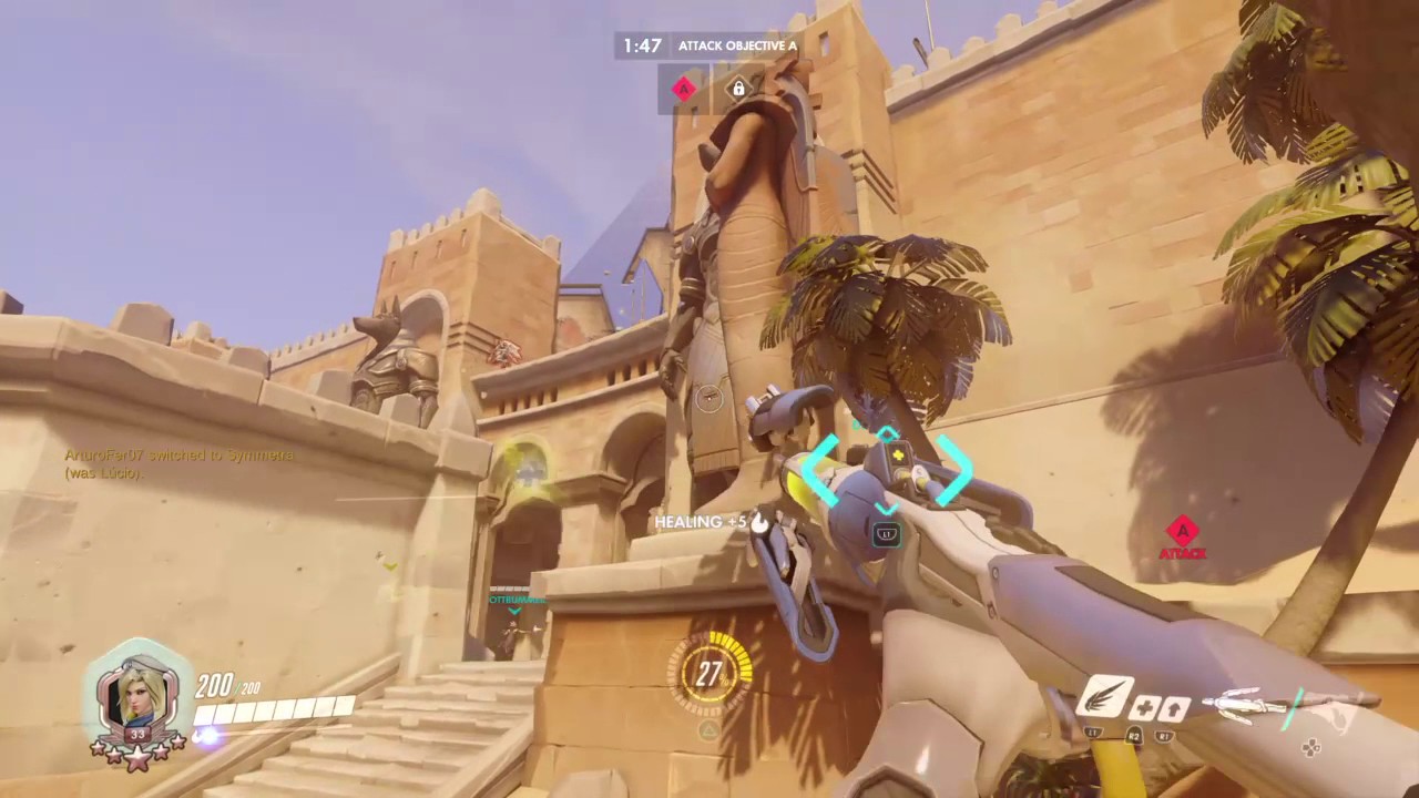Overwatch Ps4 Gameplay Mystery Heroes Mercy Team Youtube