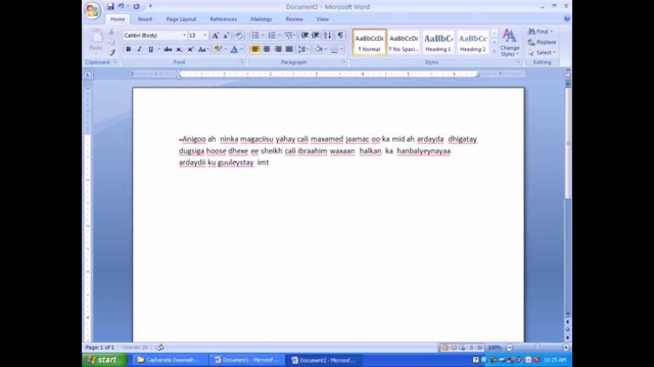 Microsoft Word Chapter 1 Part 4 Youtube