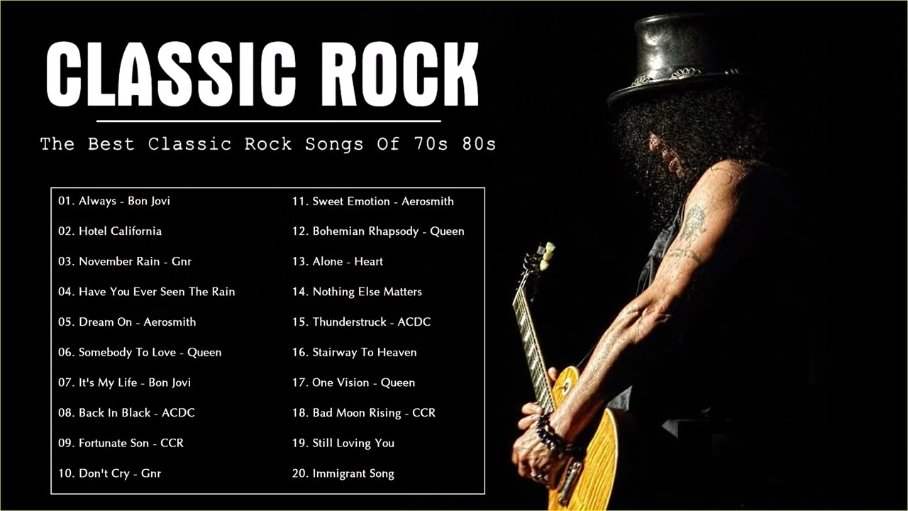 Mejores Clasicos Del Rock De Los 70 80 Y 90 En Ingles Lo Mejor
