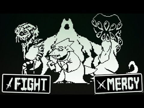 Genocide Fight Against Alphys And The Amalgamates Undertale Alphys