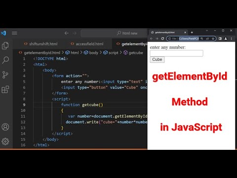 Document Getelementbyid Method In Javascript Dom Methods Javascript