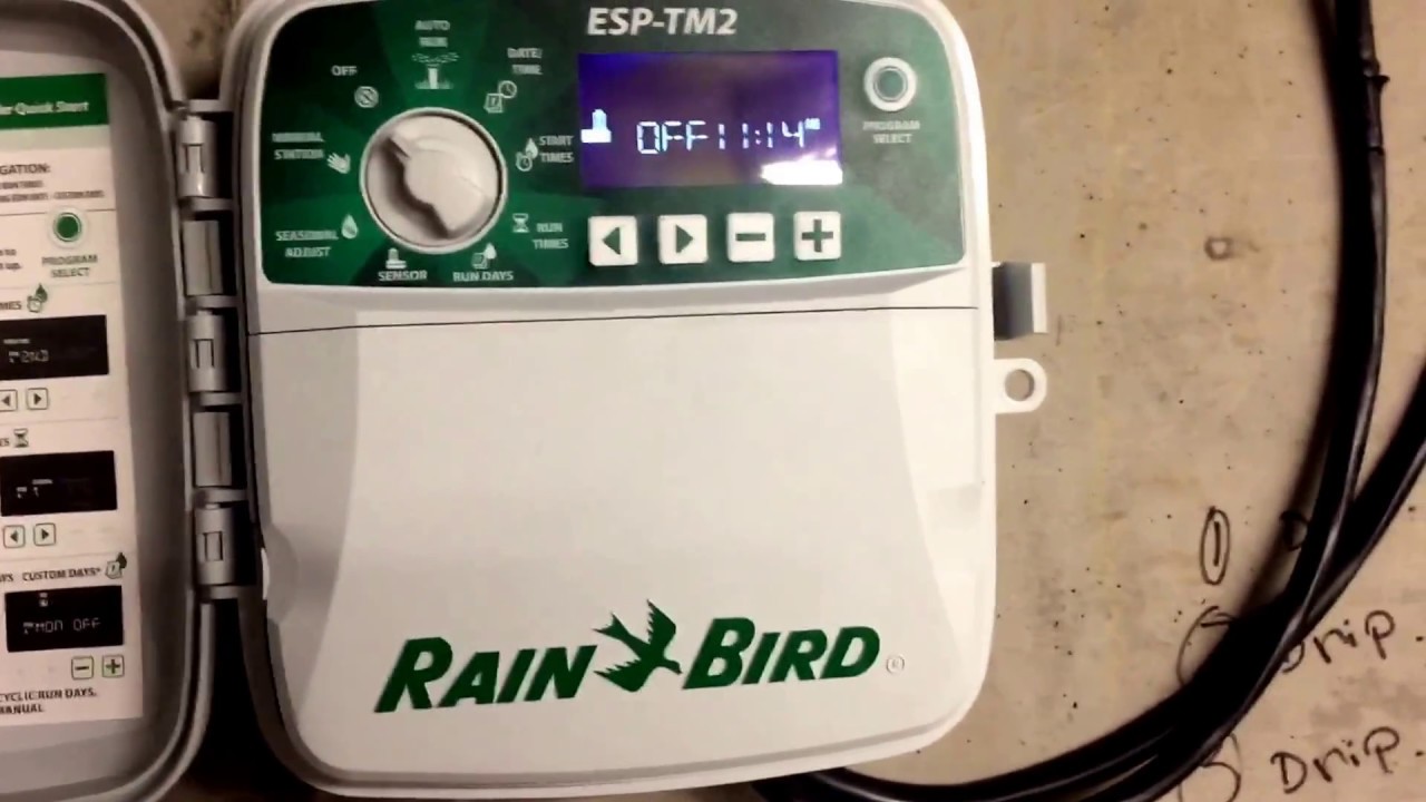 Programming Rainbird Esp Tm2 Youtube