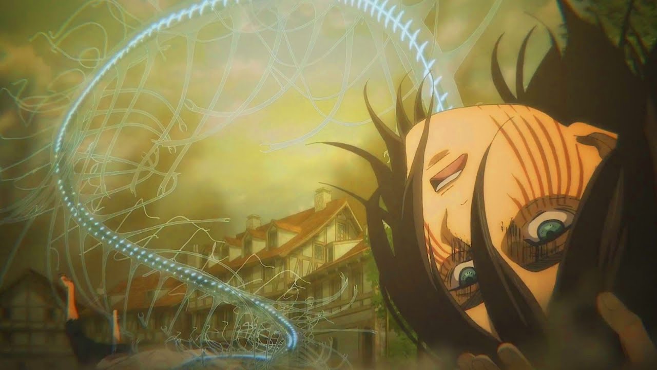 Eren Starts The Rumbling Eren Founding Titan Transformation Attack