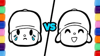 Dibuja Y Colorea A Pocoy у Triste Vs Feliz ёяшатъбёящб Dibujos Doovi