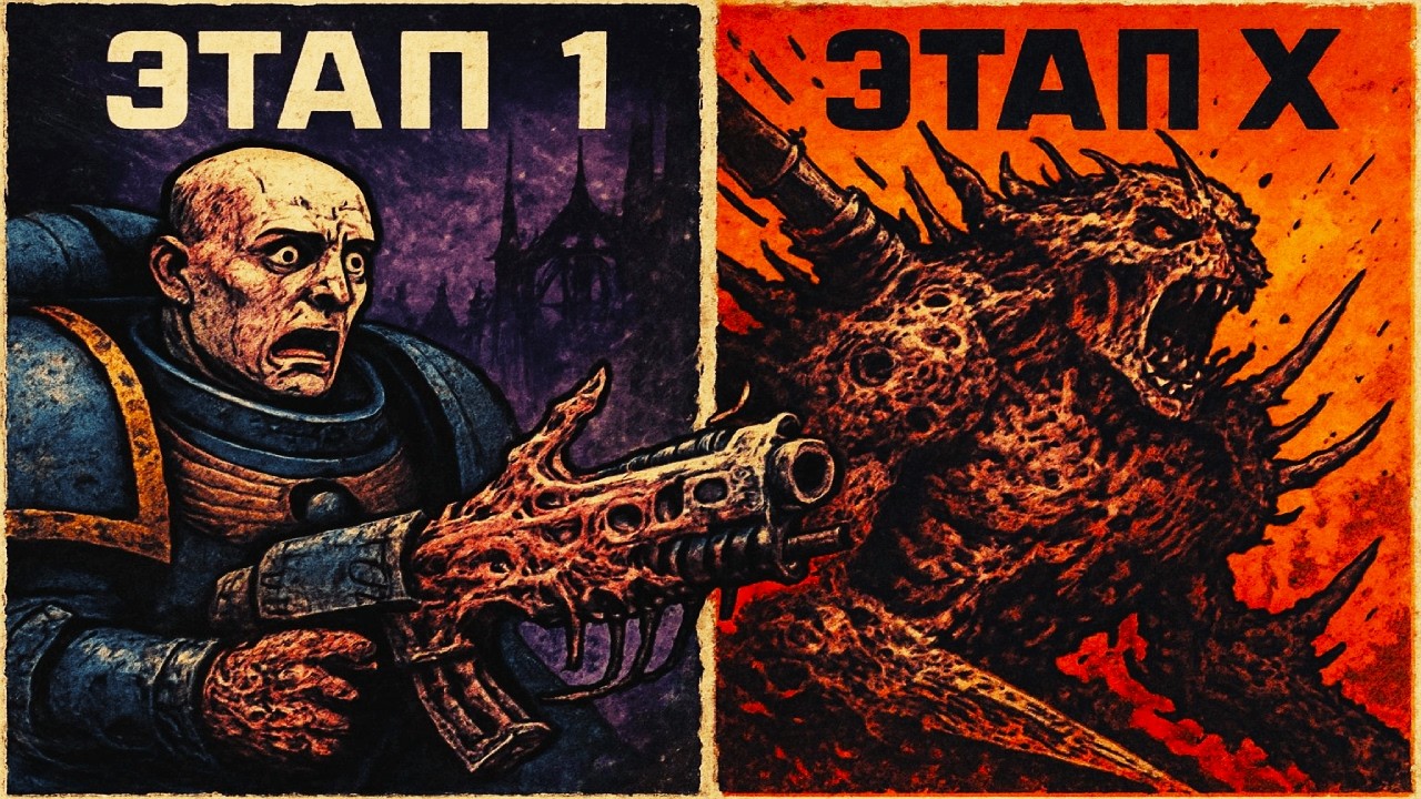 как происходит превращение в облитератора в Warhammer 40k Youtube