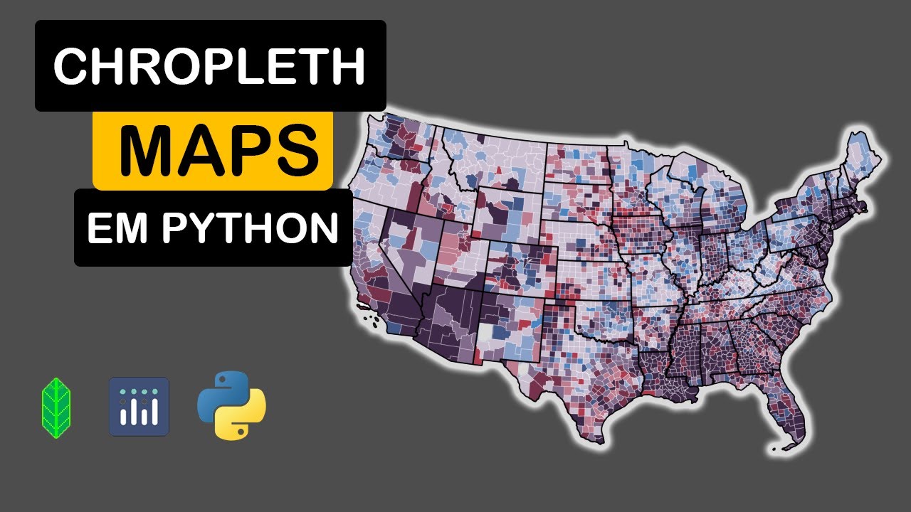 Como Criar Choropleth Map Em Python Utilizando Folium E Plotly Youtube