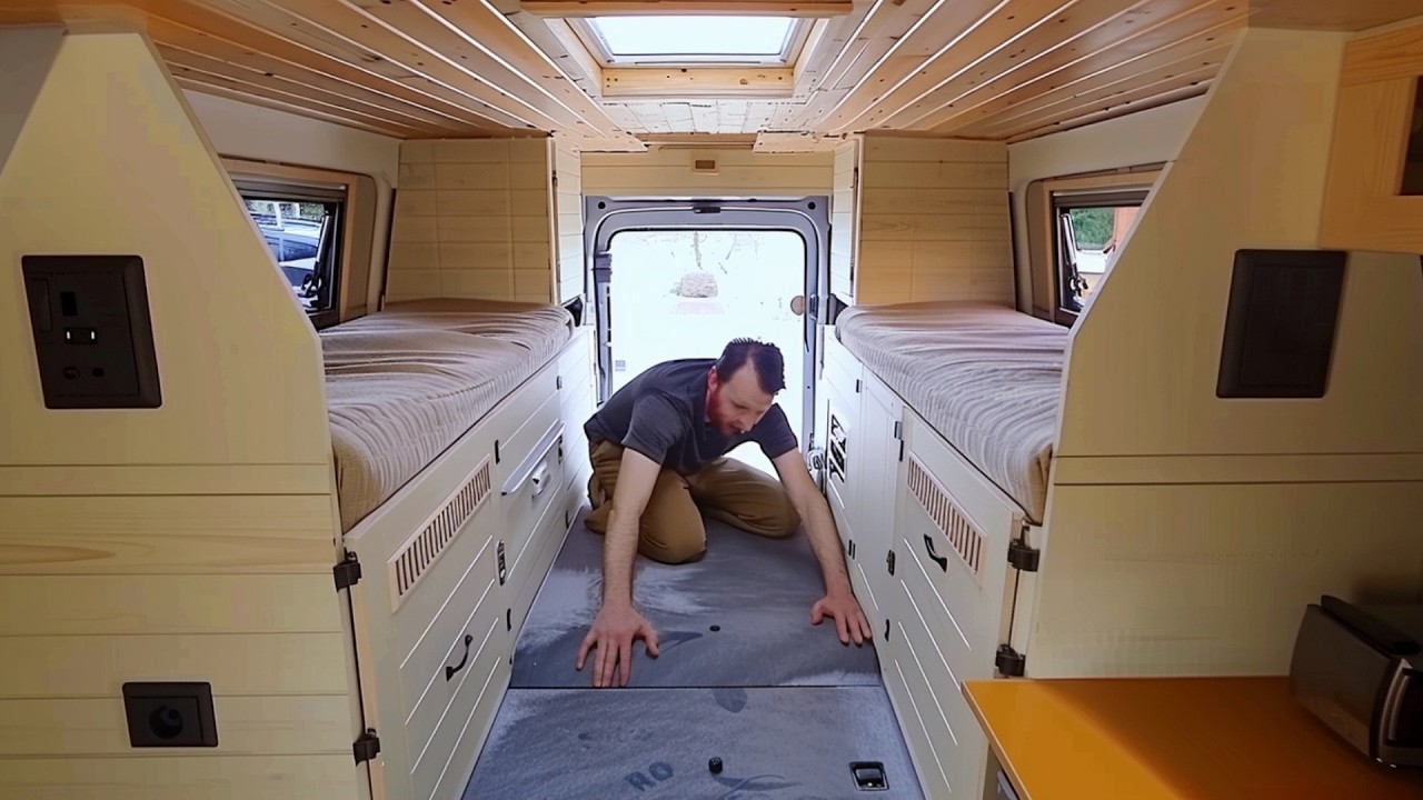 Man Builds Amazing Diy Campervan Start To Finish Conversion Diy Channel