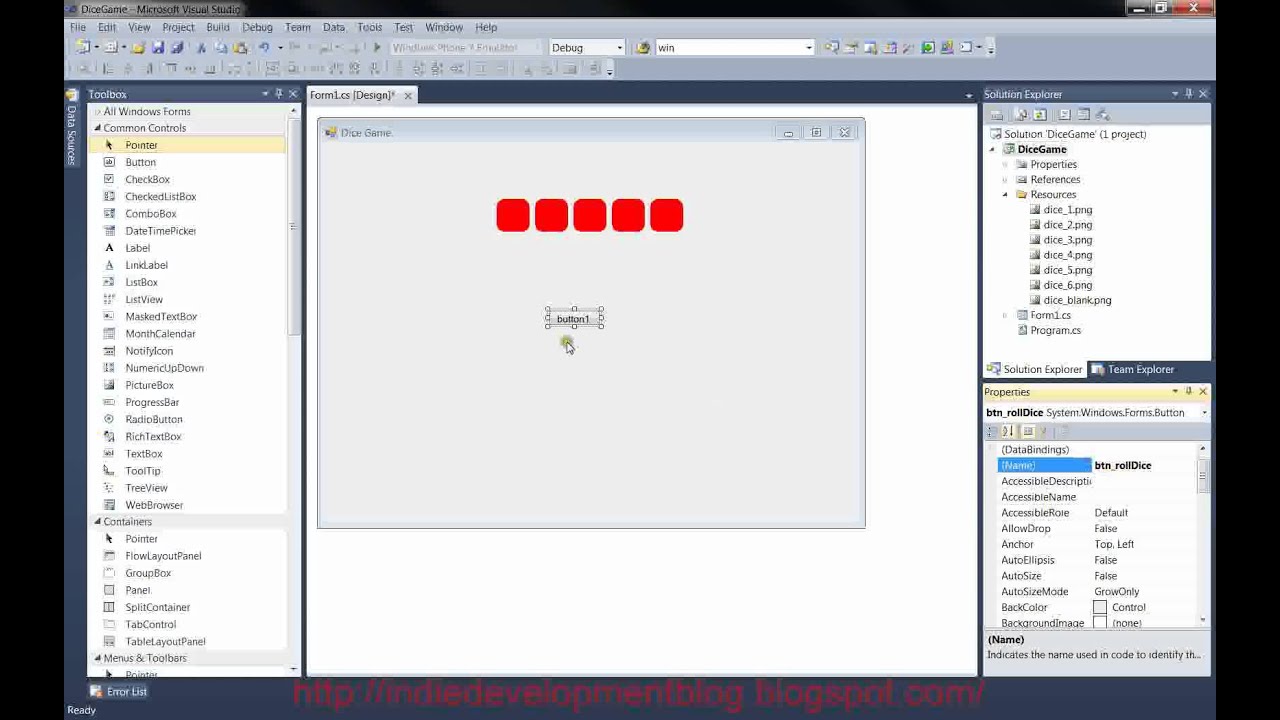 C Dice Game Tutorial Part 1 Youtube