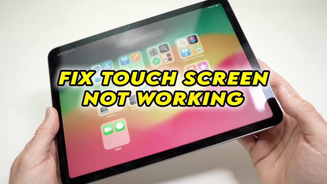 Fix Touch Screen Not Working On Any Ipad Youtube