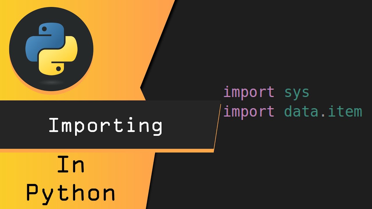Python Importing Youtube