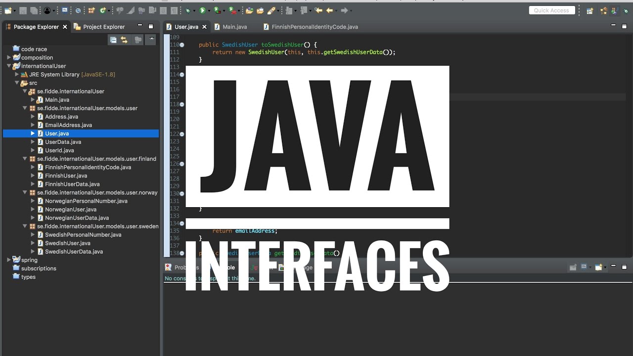 Java Interfaces Youtube