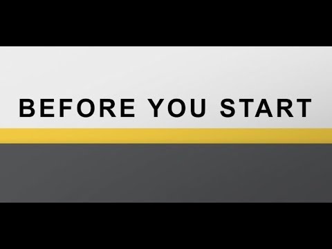 Before You Start Youtube