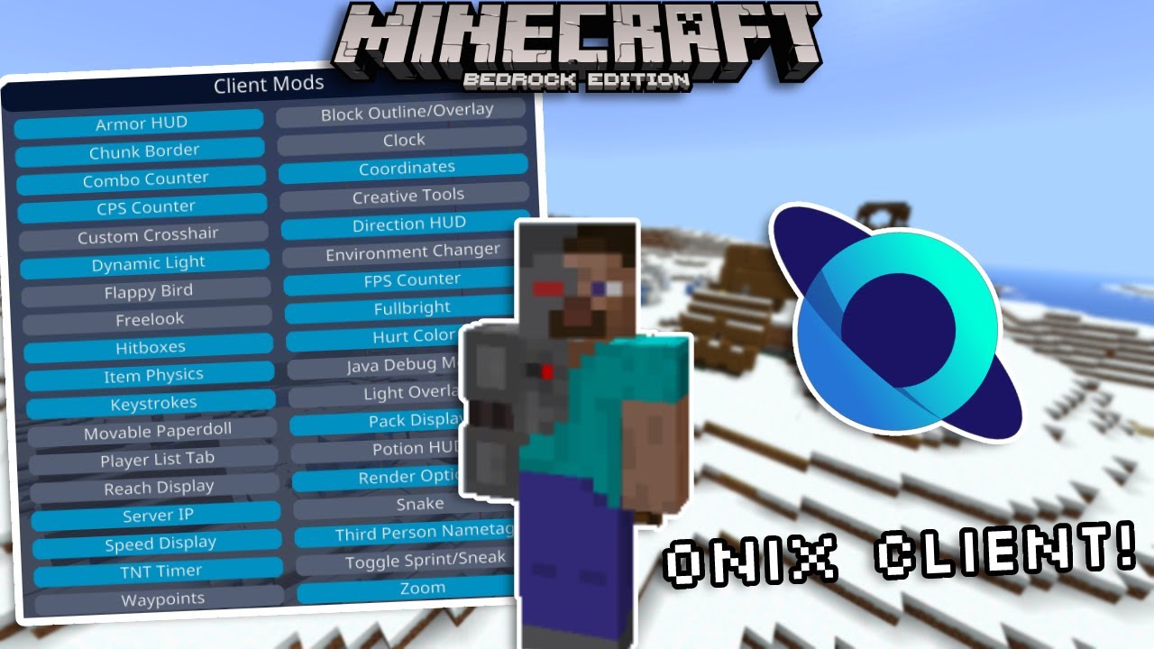 How To Install Onix Client Tutorial For Minecraft Bedrock Edition 1 19