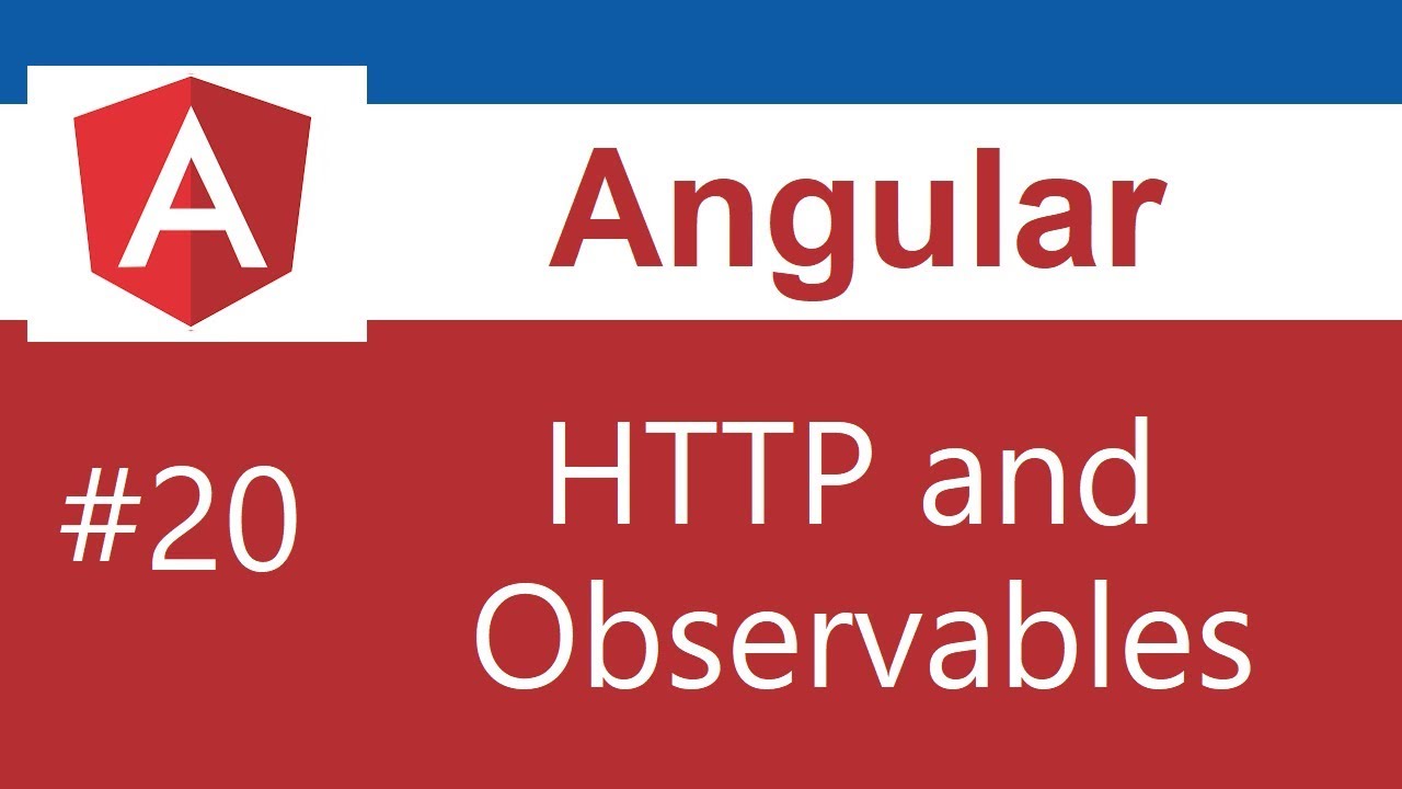 Angular Tutorial 20 Http And Observables Youtube