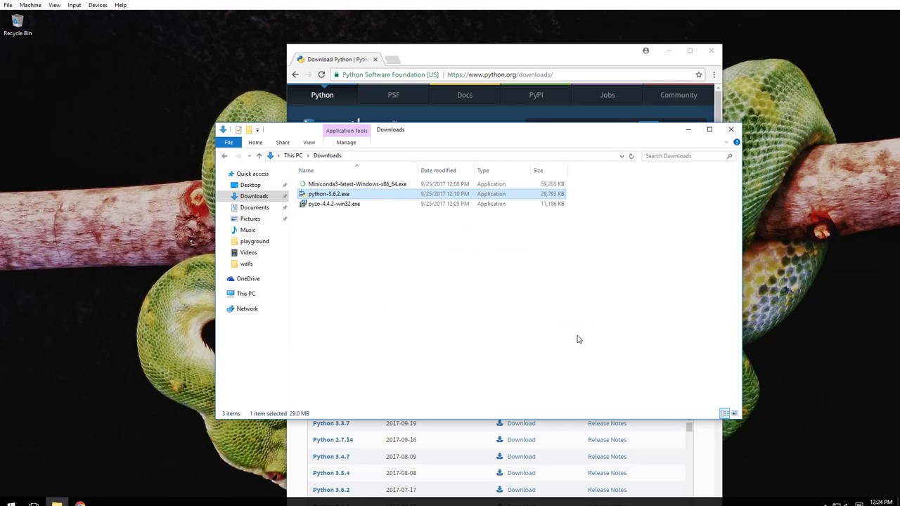 Python Setup 3 6 Youtube