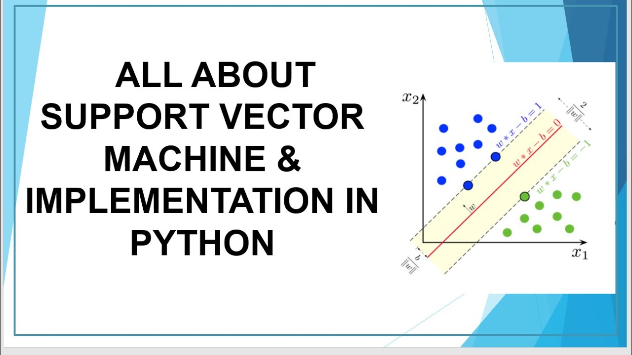 Support Vector Machines Implementation Python Hyperplane Svm