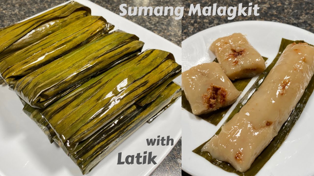 Suman Malagkit With Latik Youtube