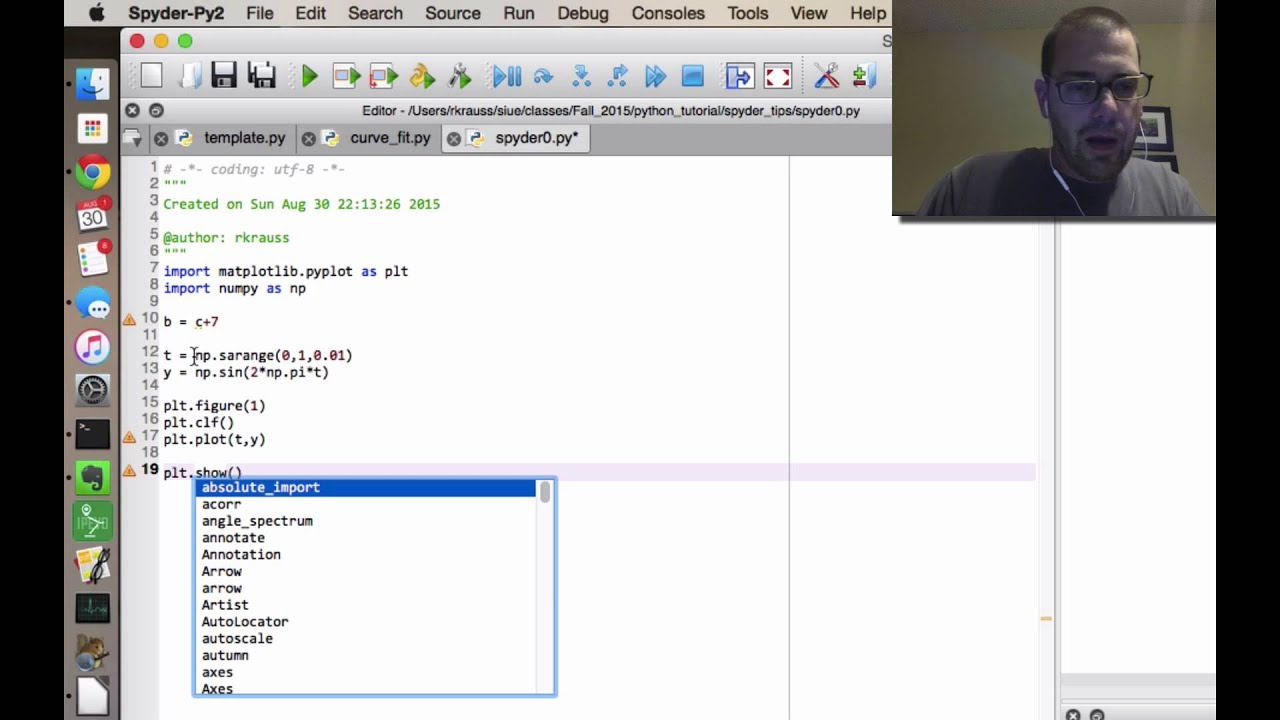 Basic Spyder Ide Tips Youtube