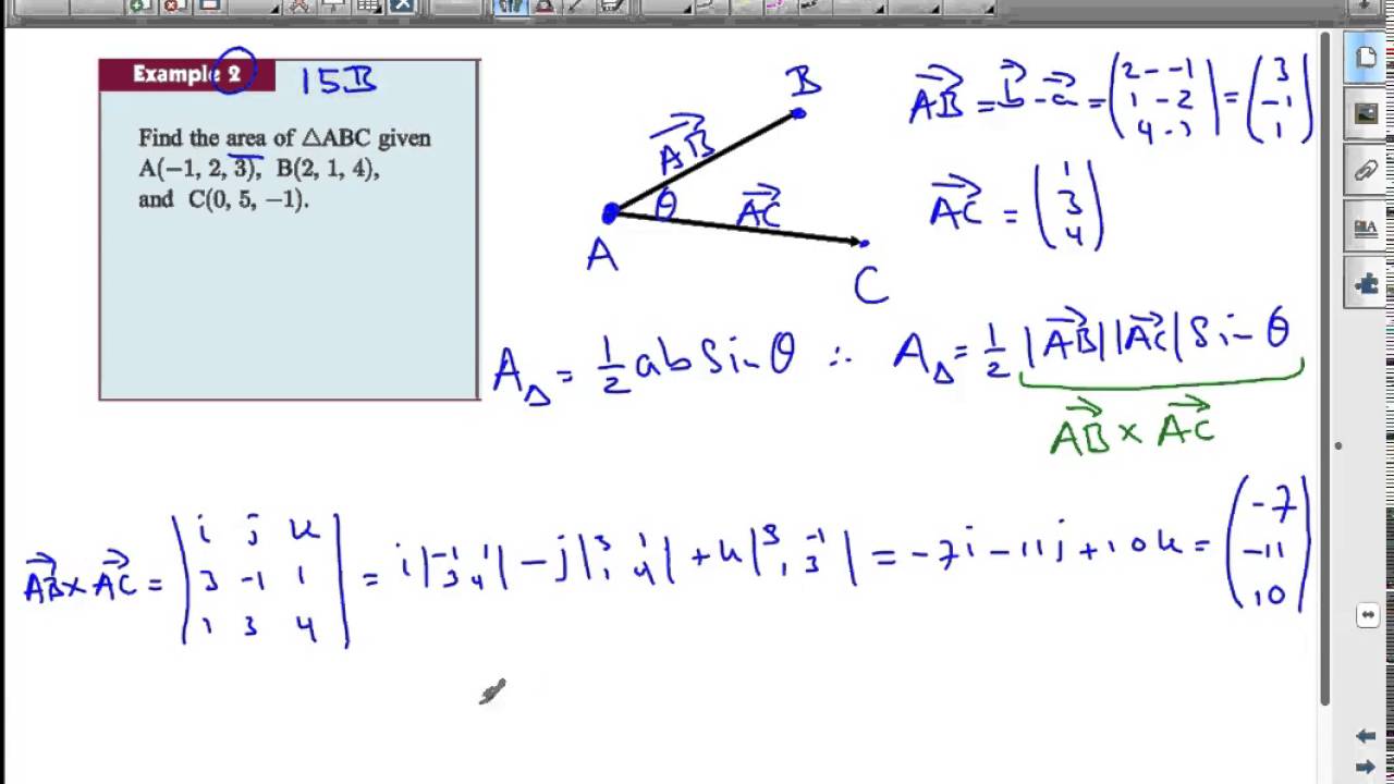 Triangle Area Of Vector At Mary Bilbo Blog