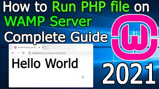How To Install Wamp Server On Windows 11 2021 Update How To Run Php
