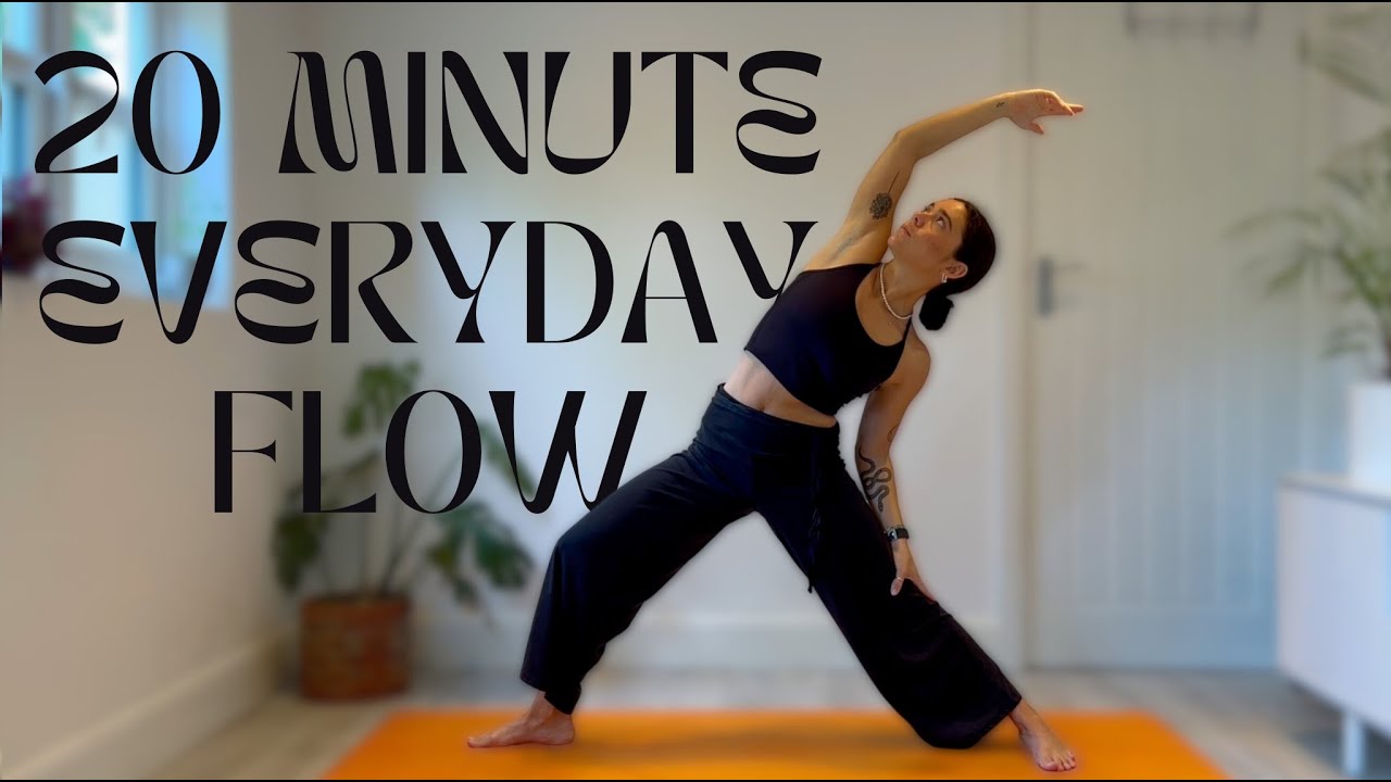 20 Minute Everyday Yoga Full Body Vinyasa Flow Youtube