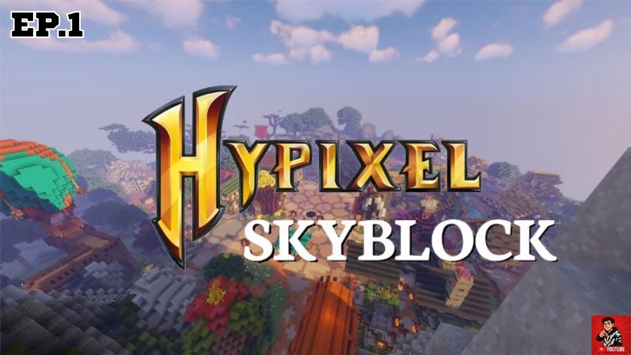 I Started My Island In Hypixel Skyblock Minecraft Hypixel Ep 1 Youtube