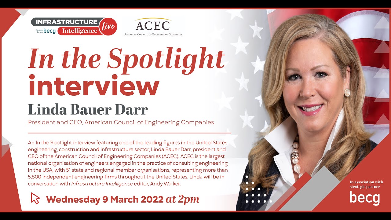 Live Interview With Acec President And Ceo Linda Bauer Darr Youtube