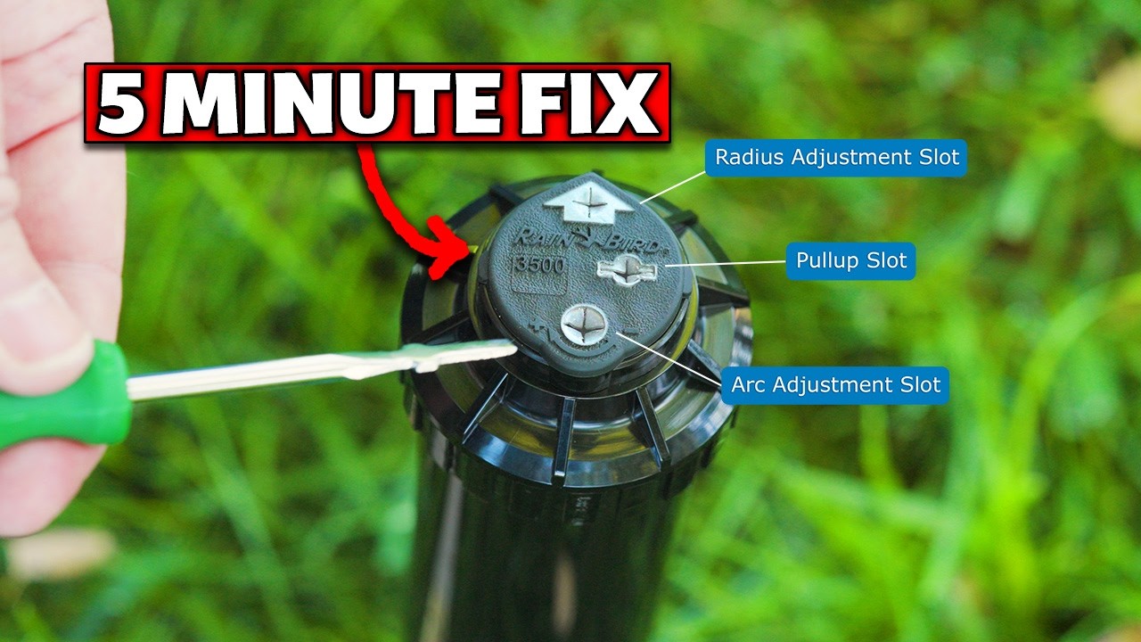How To Adjust Rain Bird 3500 32sa Rotor Sprinklers Beginner S Guide