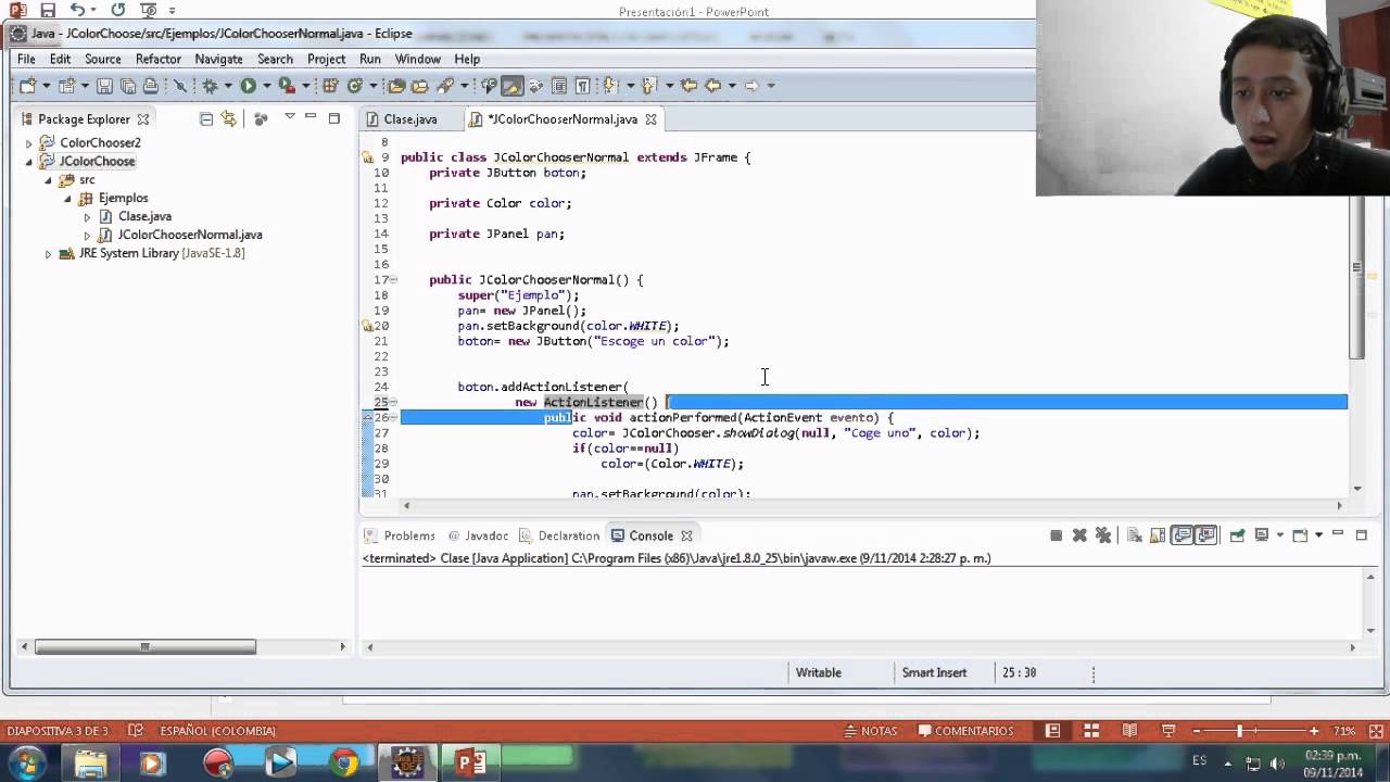 Como Usar La Clase Jcolorchooser Java 1 Youtube