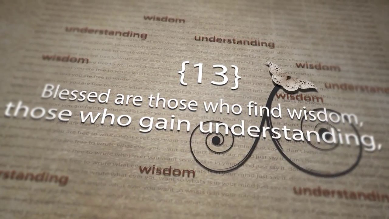 Wisdom Sermon Bumper Youtube