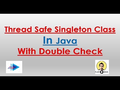 Thread Safe Singleton Class In Java With Double Check Youtube