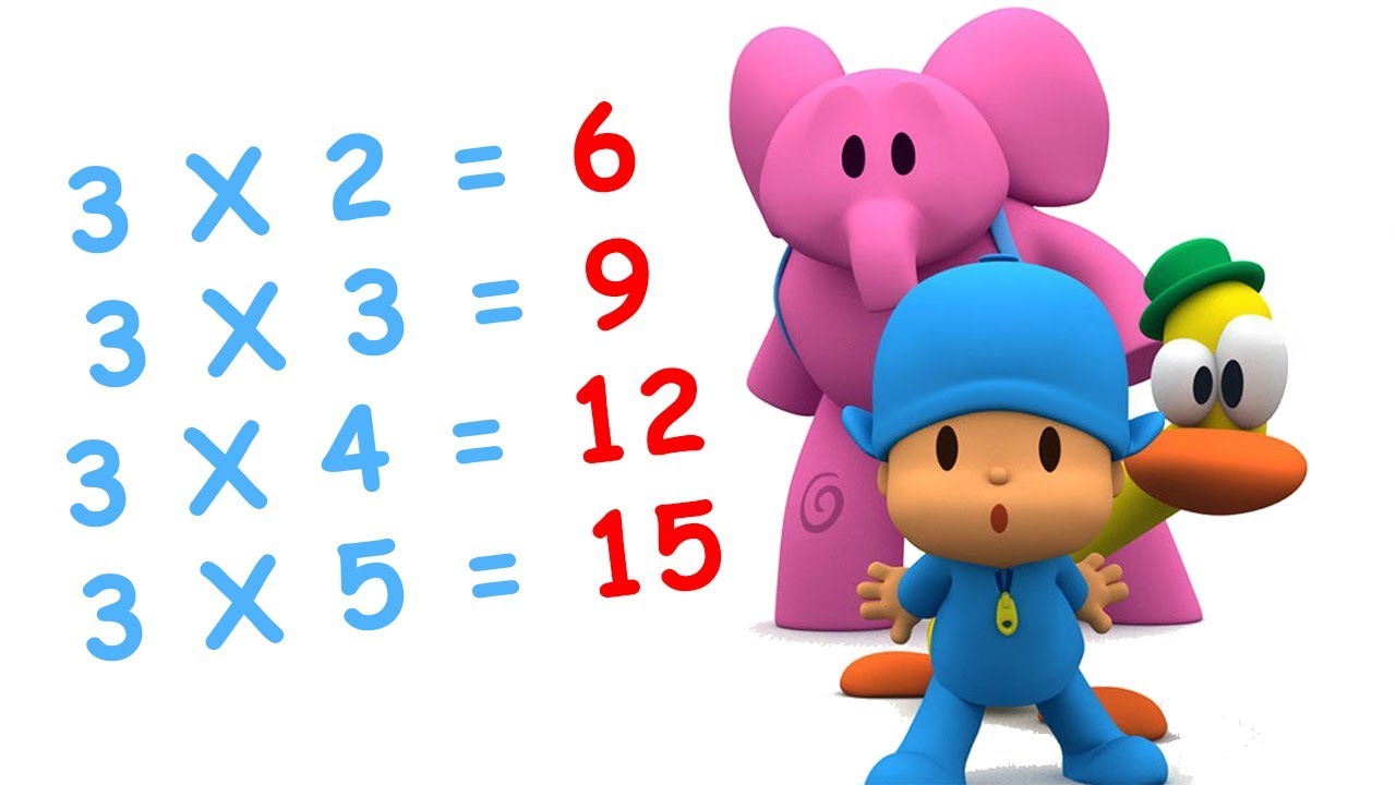 Pocoyo Tablas De Multiplicar Tabla Del 3 Pocoyo Nuevos Episodios