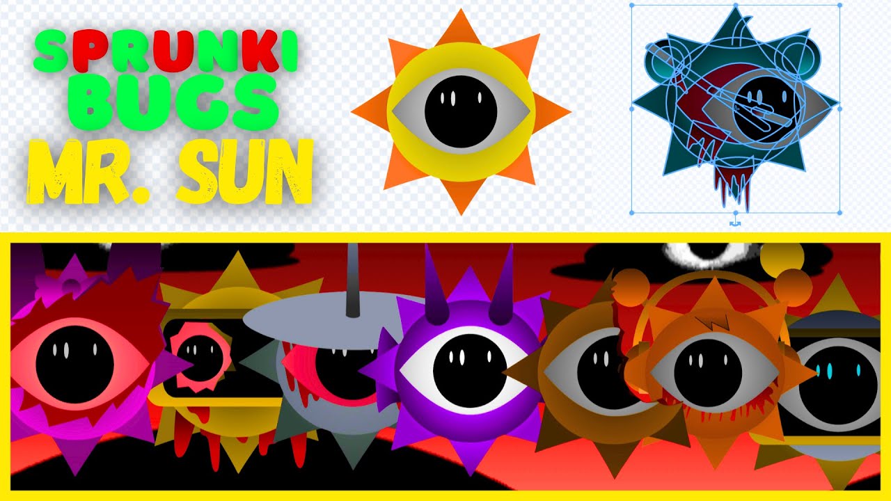 How To Make A Bug Tutorial Sprunki Everyone Mr Sun Horror Phase