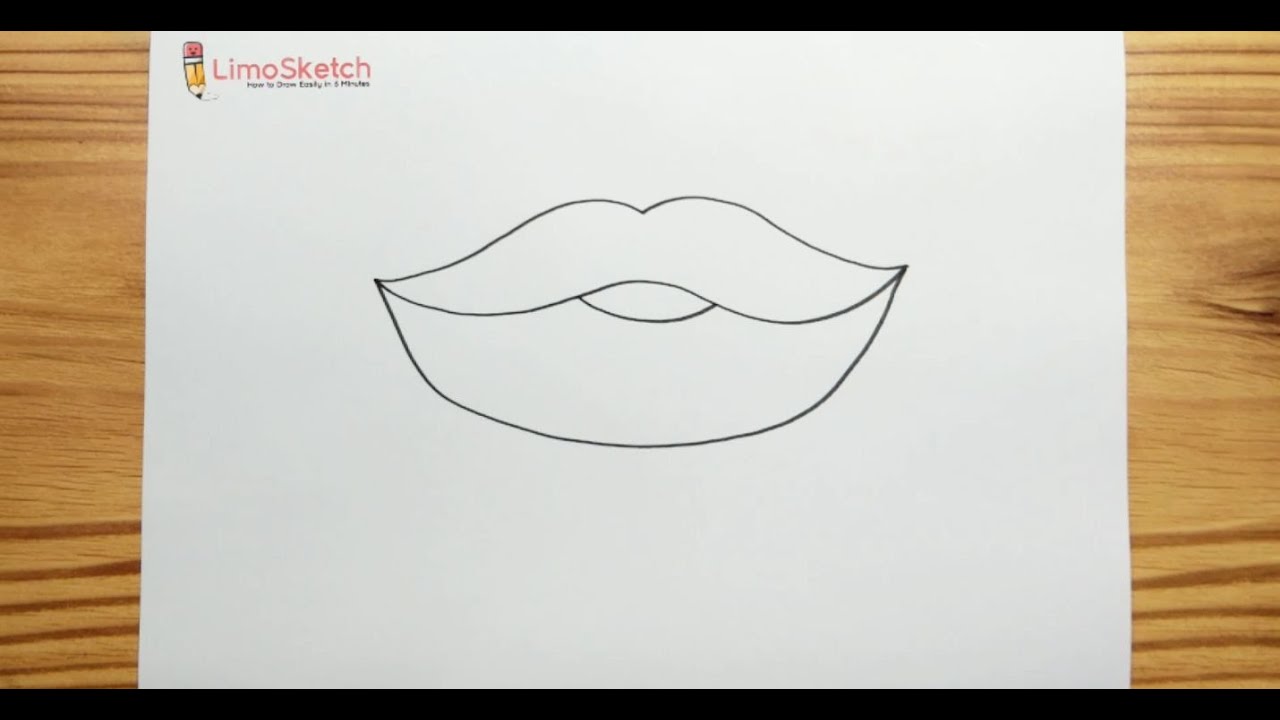 How To Draw A Mouth Easy Step By Step Drawing Lesson Youtube