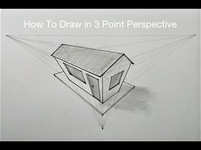Easy 3 Point Perspective Drawing