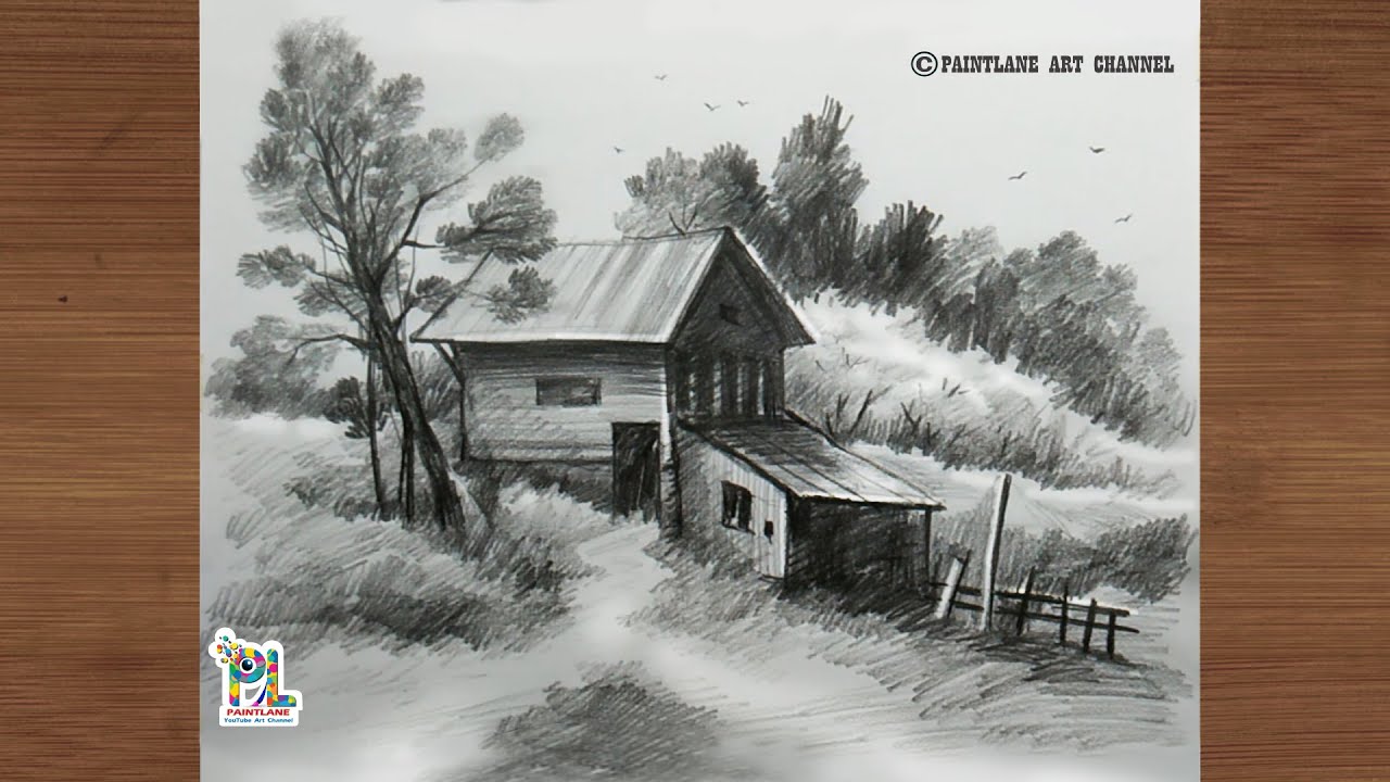 Pencil Shading House