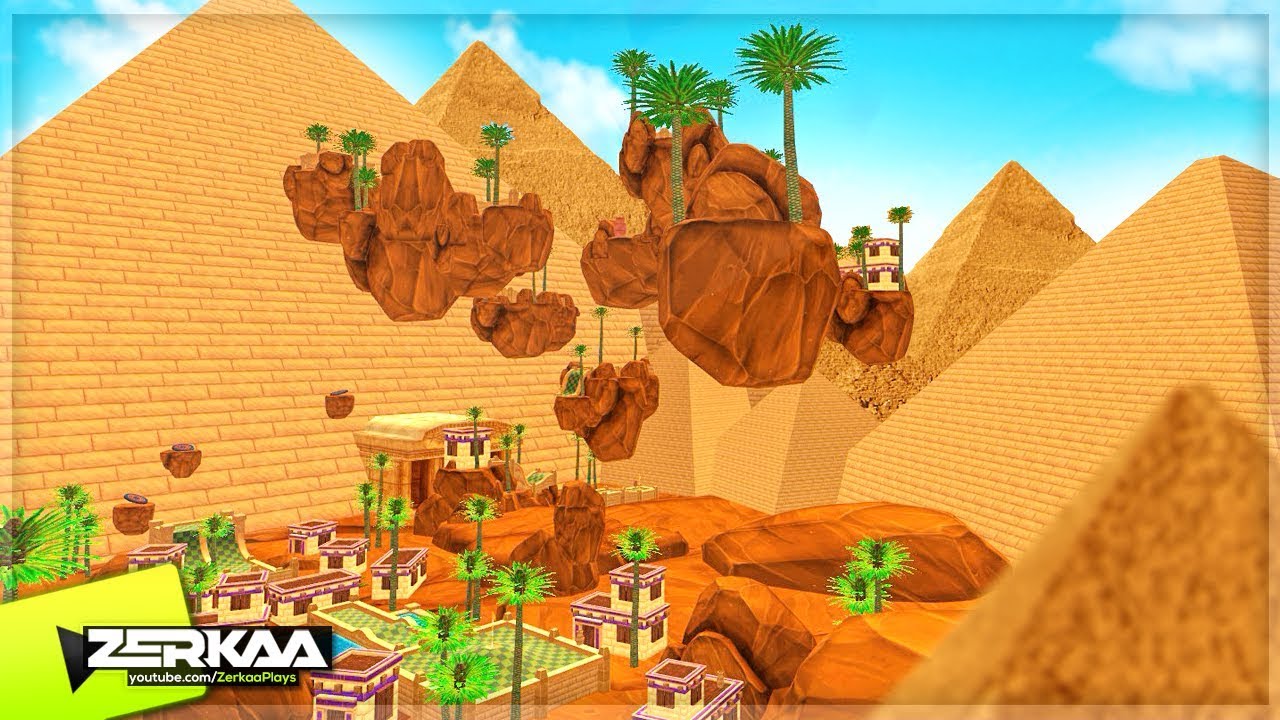 Insane Egyptian Minigolf Map With Floating Islands Golf With Your